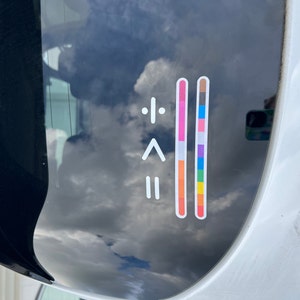 Equality Car Decal Sticker Equality is Greater Than Division LGBTQ ...