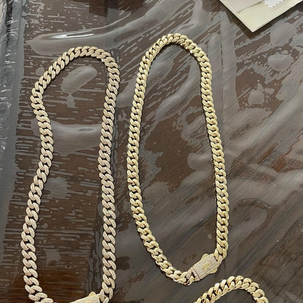 Elegant Monaco Set | Stainless Steel Chain | 14k Gold Plated Chain ...