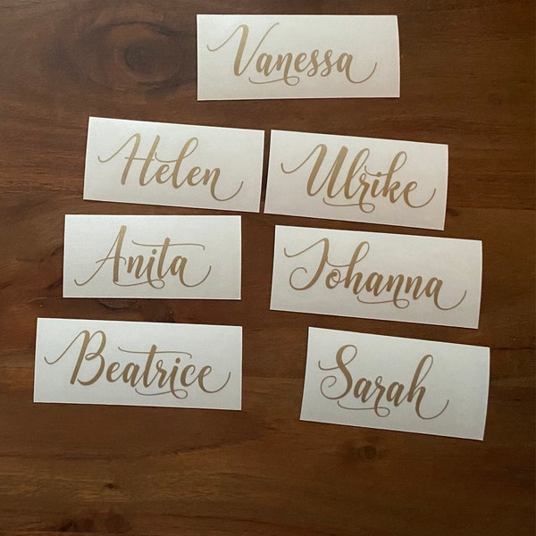 Custom Name Stickers, Wedding Stickers, Pantry Labels, Makeup Organizer ...