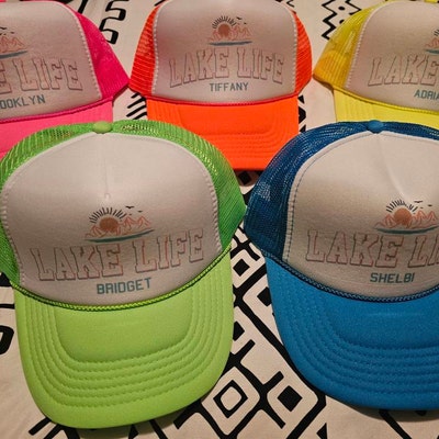 Family REUNION Hats / Custom Last Name on FAMILY TREE / Green Tree ...