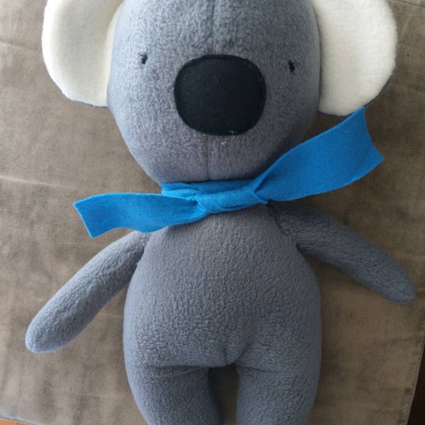 Koala Bear Stuffed Animal, Koala Sewing Pattern, Plush Animal Pattern ...
