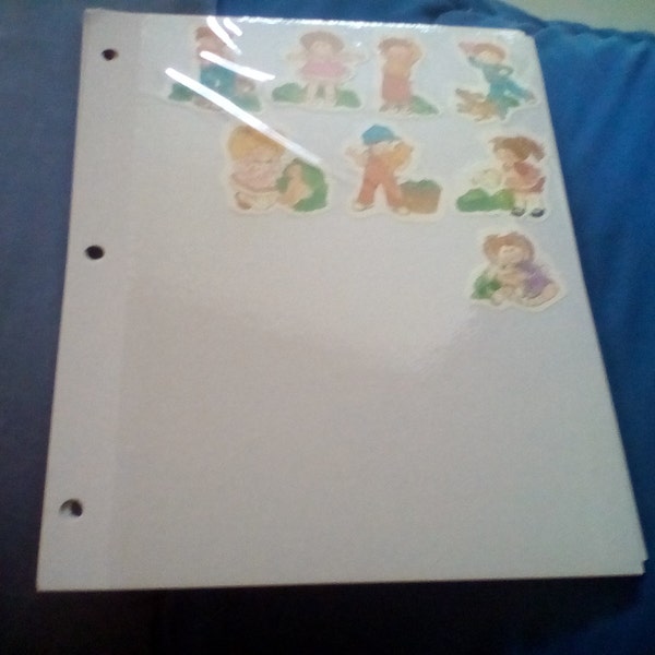 80's Sticker Album - Glitter! - Etsy