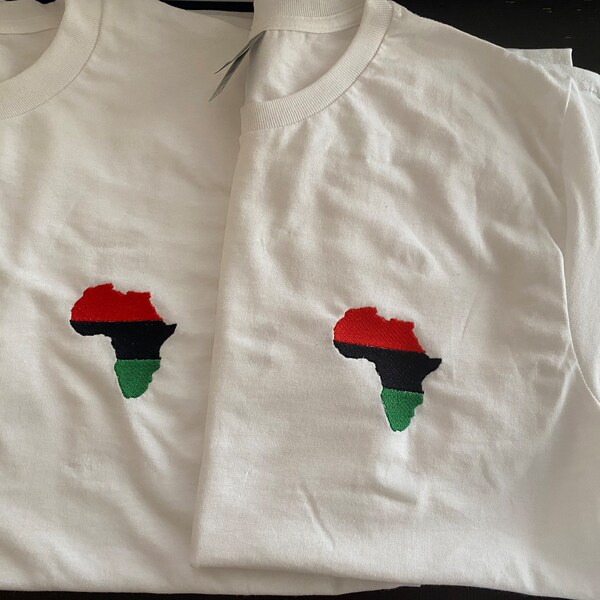 Africa Map Embroidery Design - Etsy