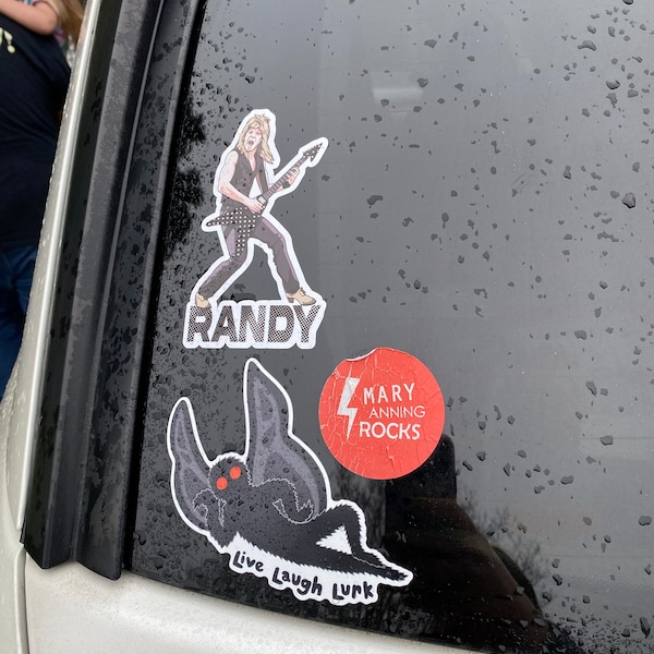 Randy Rhoads Ozzy Osborne Heavy Metal Vinyl Die Cut Decal Stickers ...