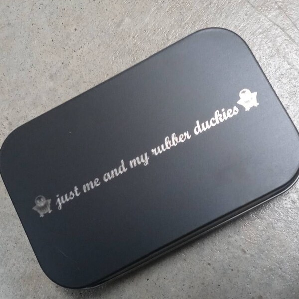 Dice DND Box Travel Tin 17 Insert Color Options Personalized and ...