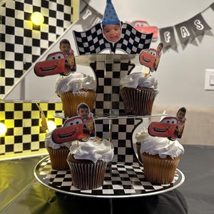 Super Mario Personalized Face Cupcake Toppers - Etsy