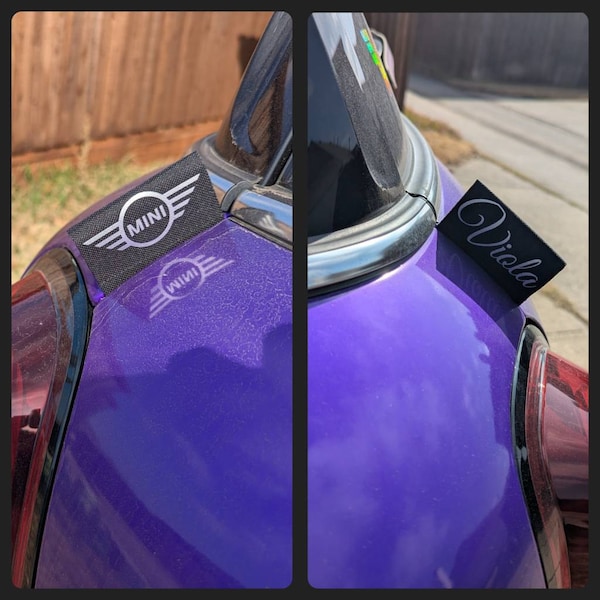 Mini Car Tag - Personalised - Etsy