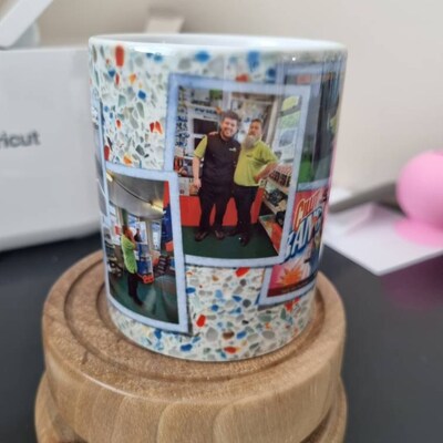 Photo Frame Png Wrap, Photo Mug Wrap Png, Picture Mug Template for ...