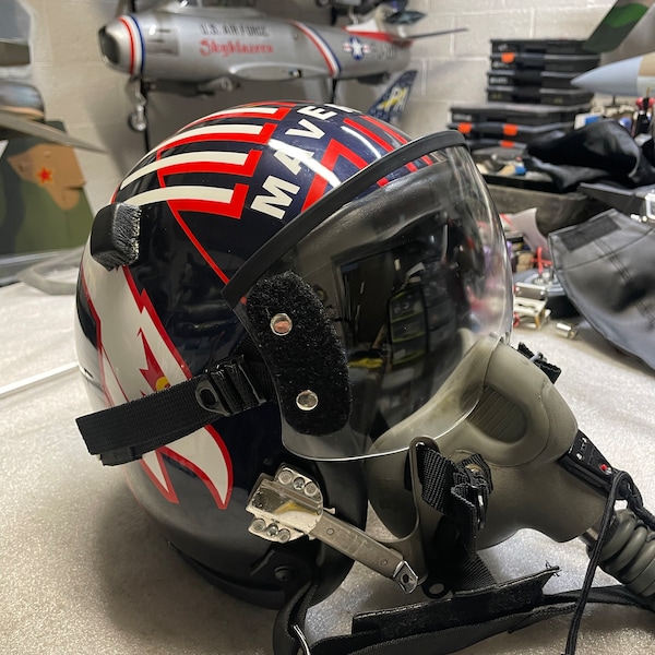 Top Gun Maverick HGU-33 Flight Helmet Movie Prop of USN United States ...