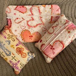 Retro Quilted Heart Prayer Pocket,fabric Pocket Prayer Heart for ...