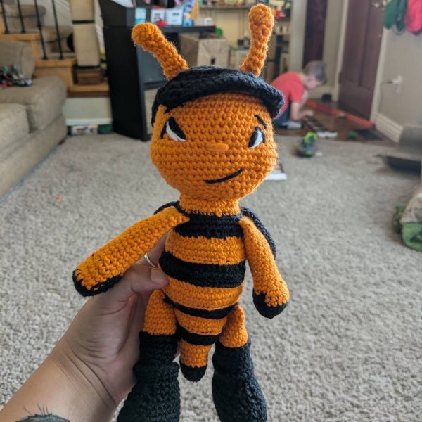 Saffron the Bee Amigurumi Crochet Pattern - Etsy