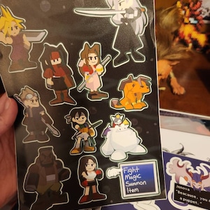 FF6 Character Sprites Vinyl Sticker Sheet - Etsy