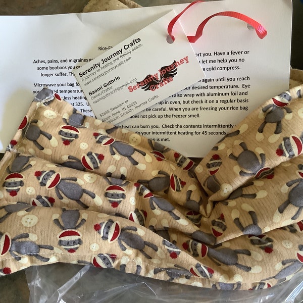 Rice-flax Seed Therapeutic Heating/cooling Neck Wrap and Body Pad, Heat ...