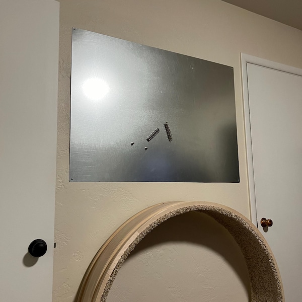 Steel Bare Metal Board for Magnets - Custom Cut to Your Size - DIY ...