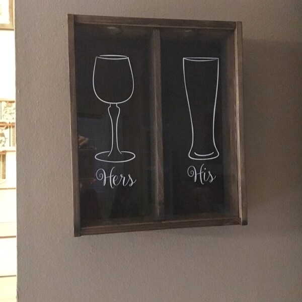 Wine Glass Outline - Vinyl Sticker Decal - Etsy