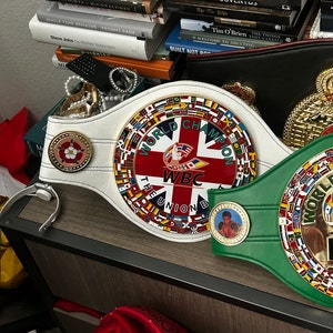 Boxing Set Wbc,ibo,ibf,wbo,wba World Boxing Championship Belt Adult ...