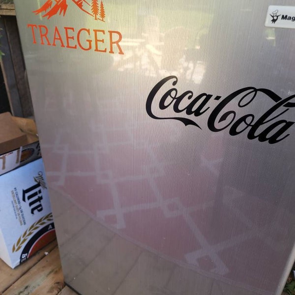 Coca-cola Logo Vinyl Die-cut Decal MADE IN USA Window/bumper Sticker ...