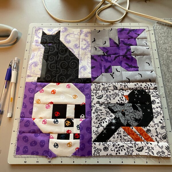 PDF Halloween Quilt Pattern - Crow Quilt Pattern - Etsy