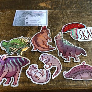 Cretaceous Chonkers Mosasaurus, Original Art, Dye Cut, Hand Cut, Vinyl ...