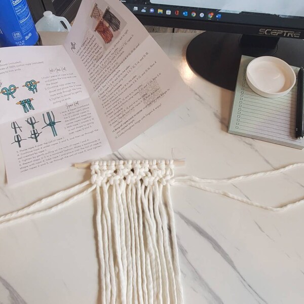 Beginner Macrame Bundle, 4 Easy Macrame Wall Hanging Tutorials Pdfs ...