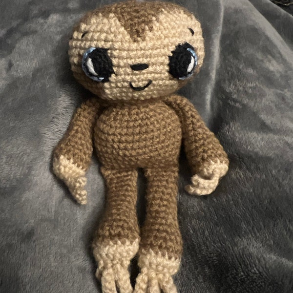 Sloth Crochet Pattern - Mini Crochet Animals for Beginners - Step by ...