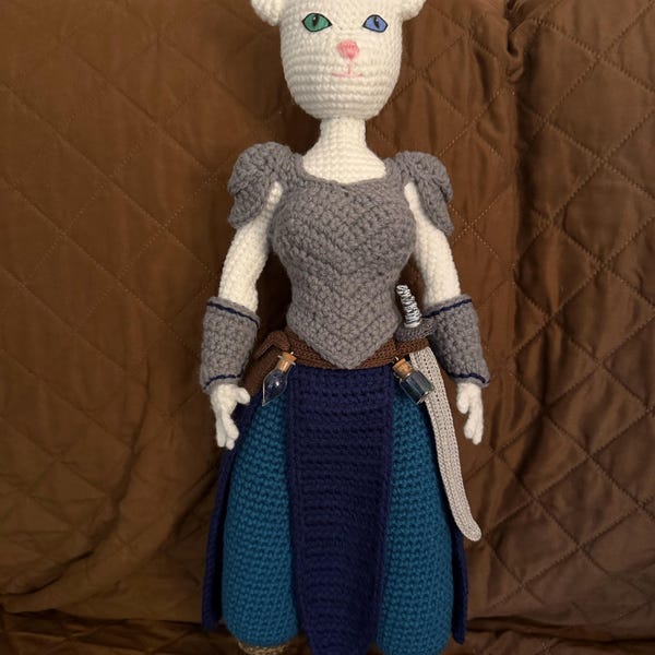Crochet Cat Fury Girl Pattern. Crochet Fox Tutorial - Etsy