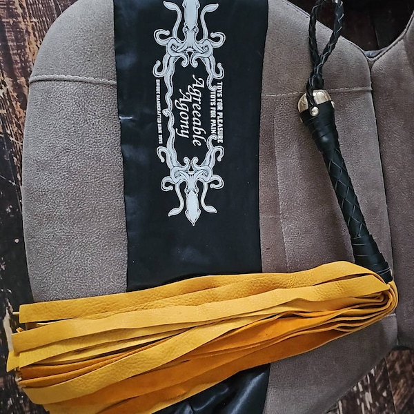 Elk Hide Flogger – Leather Flogger – Adult Kink Toy – Custom to Order ...