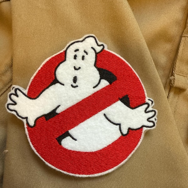 Ghostbusters Cartoon Logo Patch Embroidered Iron on Patch RGB Flight ...