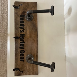 Amazing MOTORCYCLE Helmet Rack Handmade Helmet Storage Helmet Holder ...