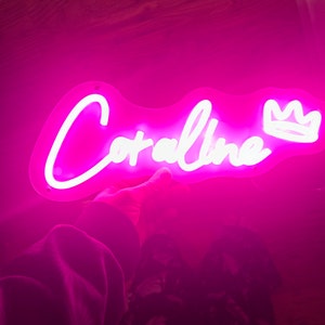 Ice Cream Solves Everything,neon Sign Custom,pink Led Sign,ice Cream ...