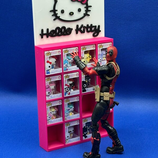 Funko Bitty Pop Display Shelf – Holds 16 Mini Figures | 3D Printed ...