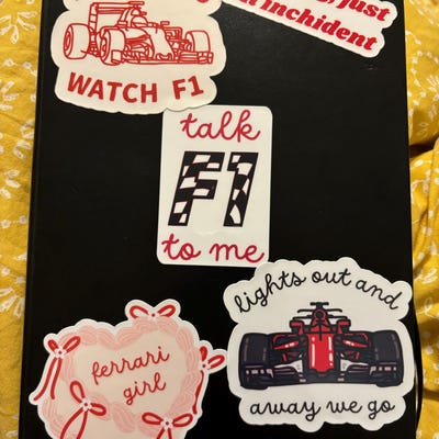 Red Bull Girl F1 Sticker F1 Cute Sticker Cute Sticker for Notebooks ...