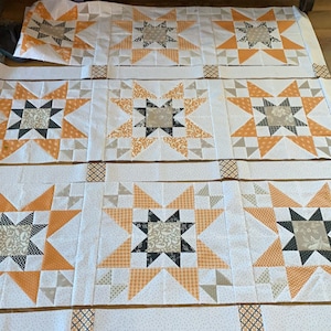 Country Flowers Digital PDF Quilt Pattern Wall Hanging Table - Etsy