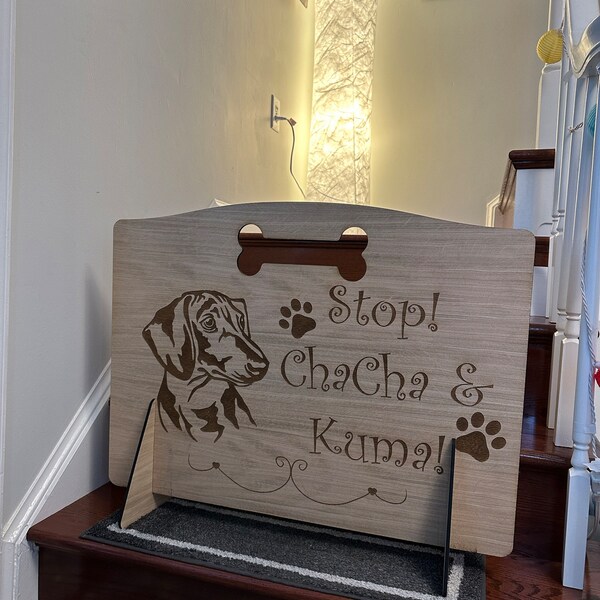 Freestanding Dog Stopper - Pet Garden Caravan Kitchen Stairs - Etsy