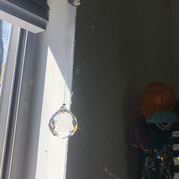 Rainbow Maker,prism Crystal Suncatcher, Window Decoration, Hanging ...