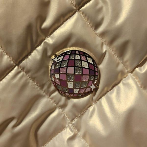 Disco Ball Enamel Pin - Disco Pin - Mirrorball - Glitter Hard Enamel ...