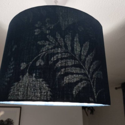 Retro Lamp Shade, Blue Lampshade, Ceiling Lampshade, Lampshades Table ...
