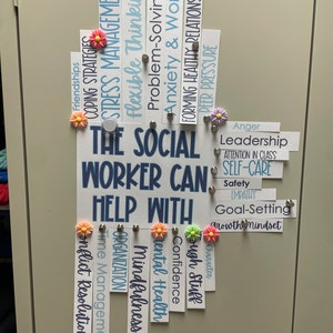 Stress Bulletin Board School Social Work or School Counseling Office ...