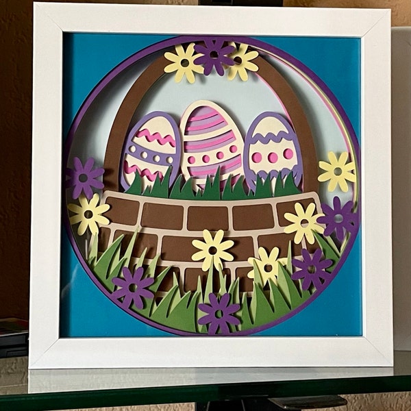 3D EASTER BASKET SVG - Easter Svg - for Cricut - for Silhouette - Etsy