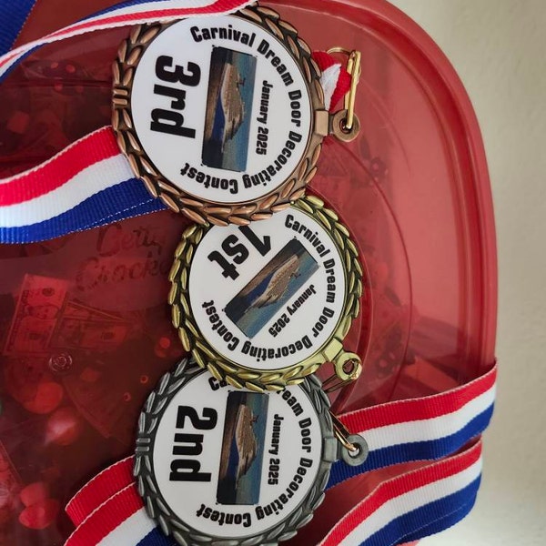 Custom Event Insert Medals - Personalized Medals - Custom Gold Silver ...