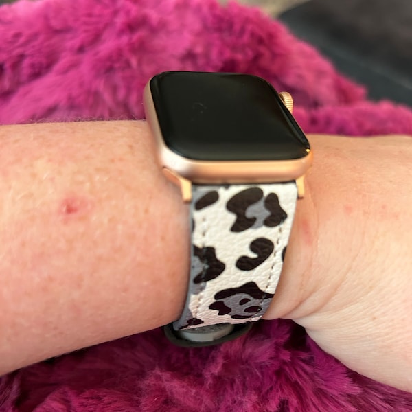 Leopard Animal Print Apple Watch Band for Series 4 5 6 7 8 9 10 11 SE ...