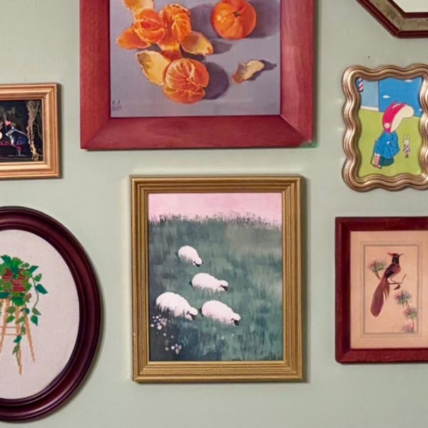 Pink Goose Print, Floral Goose Nursery Print, Goose Home Wall Decor ...