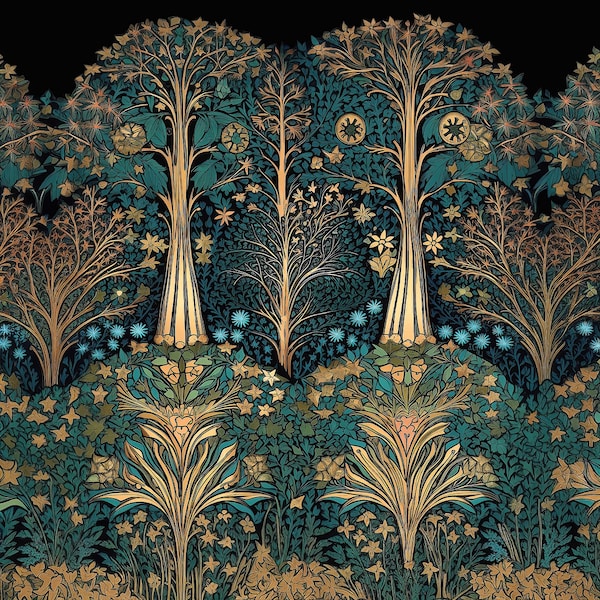 16 Retro Mid-century Modern Patterns, Maximalist Home Makeover, Vintage ...