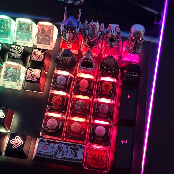 Water Dragon Keycap, Artisan Keycap, Keycap Set for MX Cherry ...