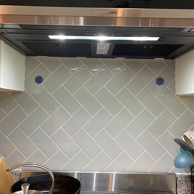 Handmade Ceramic Circle Tile With a Swirl for Use in Mosaics or Other ...