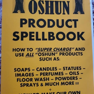 The Great OSHUN Product Spellbook Book - Etsy