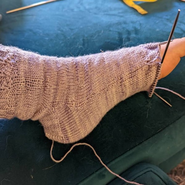 Beginner Sock Knitting Pattern PDF *full Video Tutorials Provided ...