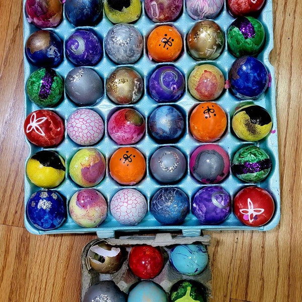 CASCARONES, Confetti Eggs 3 Dozen - Fiesta, Party, Easter Eggs FUN Hand ...