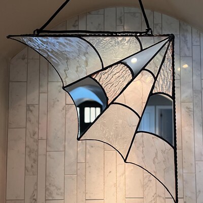Stained Glass Spider Web Pattern Hobby - Etsy