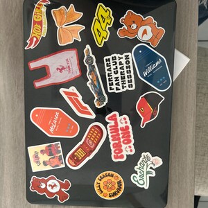 Mystery F1 Sticker Packs F1 Sticker for Notebooks, Laptops, and Water ...